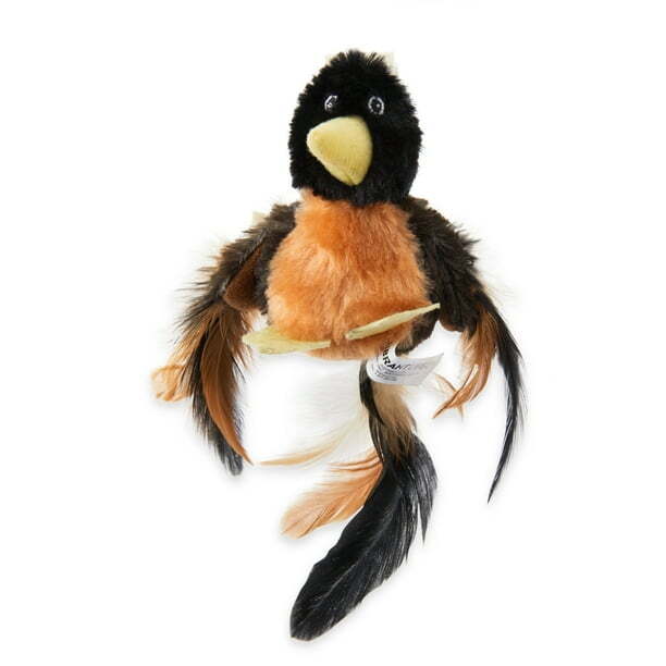 Vibrant Life Rockin' Robin Catnip Plush Bird Toy, Multi-Color with ...