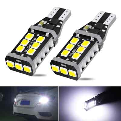 For 2014-2024 Chevy Silverado 1500 White LED Reverse Backup Lights ...