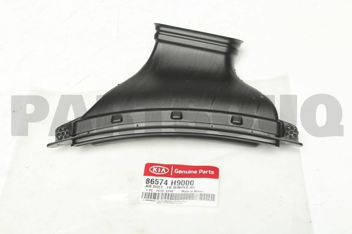 86574H9000 Genuine Hyundai / KIA AIRDUCT-FRBUMPERR | eBay