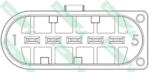 Air Mass Meter Lucas FDM690 Replaces 06A 906 461A,06A 906 461G,06A 906 ...