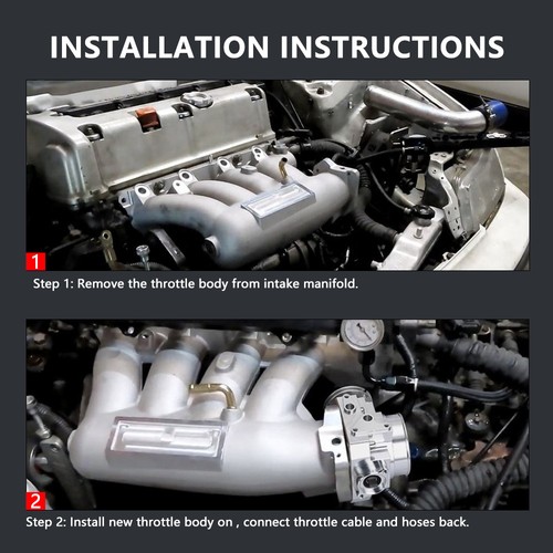 70MM Throttle Body K-Series K20 Swap For Acura for Honda Civic DC5 EP3 ...