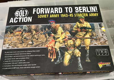 WWII Bolt Action Forward To Berlin! Soviet Army 1943 - 45 -28 mm ...