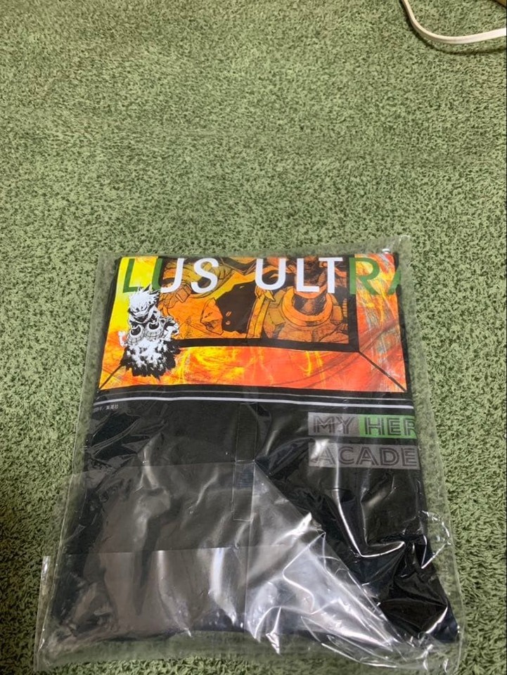 DDP T-Shirt Katsuki Bakugou Black L Size My Hero Academia | eBay