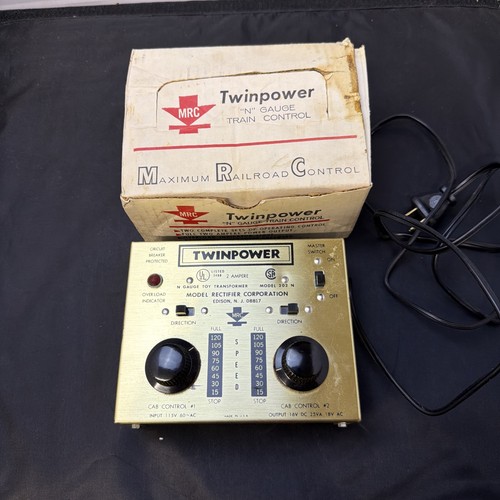 Twinpower N Gauge Toy Train Transformer Model 202 N Model Rectifier W ...