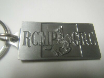 RCMP Royal Canadian Mounted Police GRC Official Pewter Canada Keyring ...