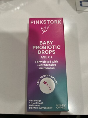 Pink Stork Baby Probiotic Drops Newborn 1oz | eBay
