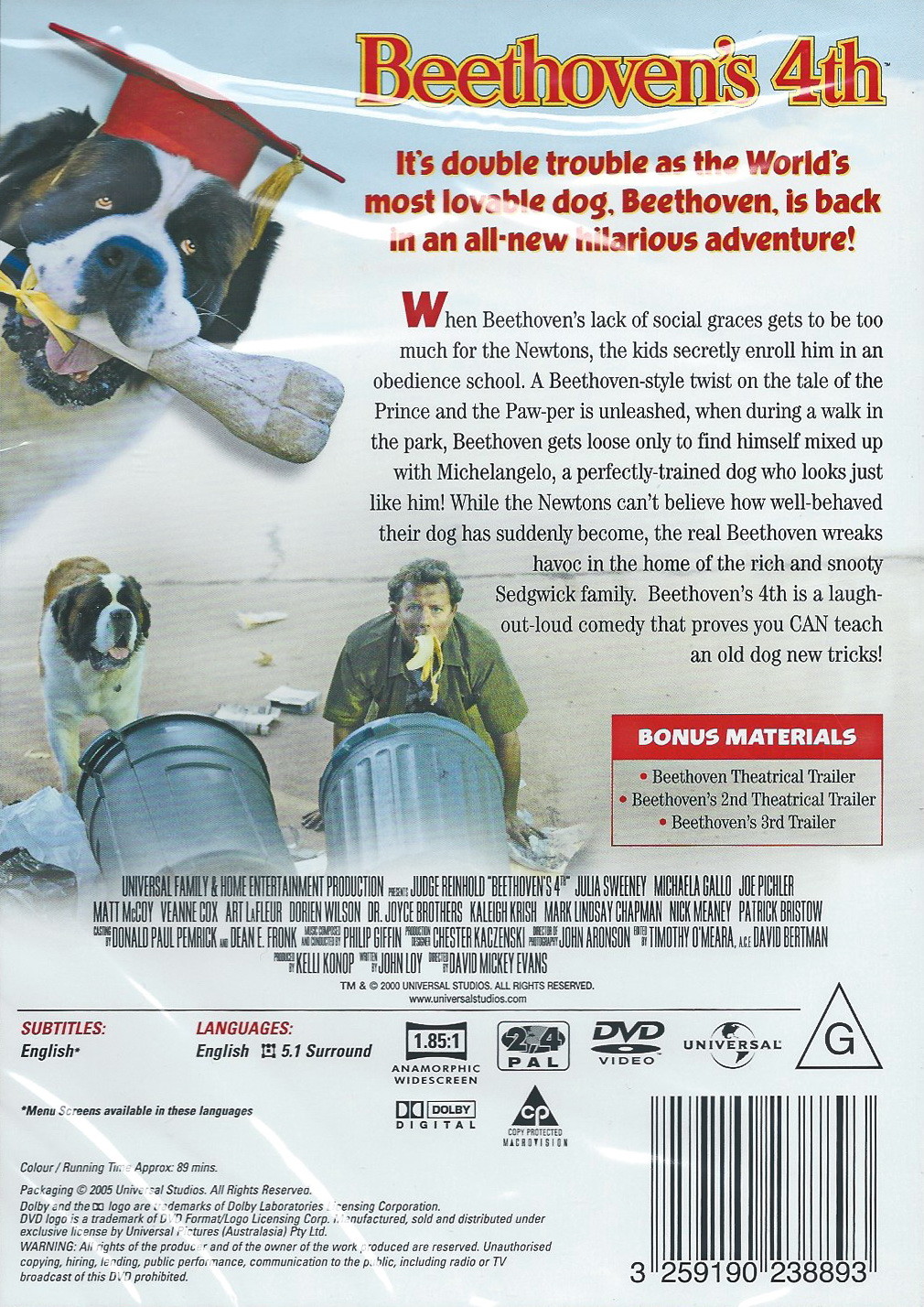 Beethovens 4th - Comedy, Family, Adventure, Children - Julia Sweeney ...