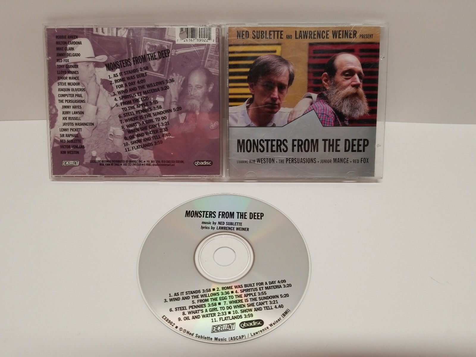 NED & LAWRENCE WEINER SUBLETTE - Monsters From Deep - CD - 726167890222 ...