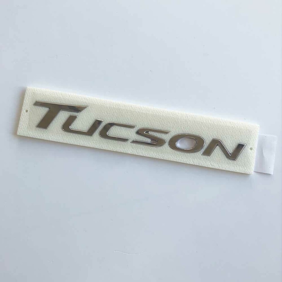EMBLEM BADGE REAR LETTERS w/Adhesive for 2016-2018 Hyundai Tucson 86310 ...