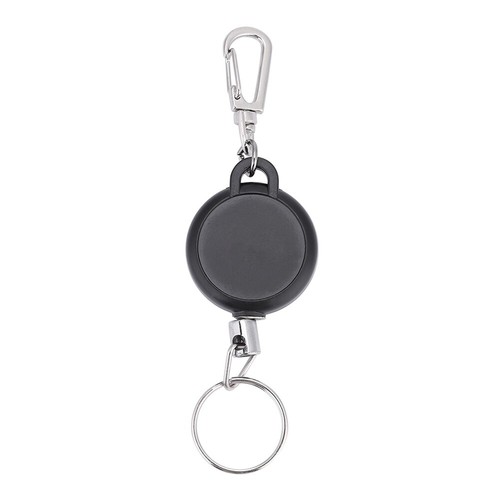 60cm Stainless Steel Wire Rope Retractable Key Chain Stretching Key GS ...