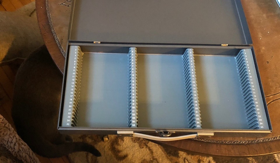 Smith Victor Metal 35 mm Slide Storage Case 150 Slots | eBay