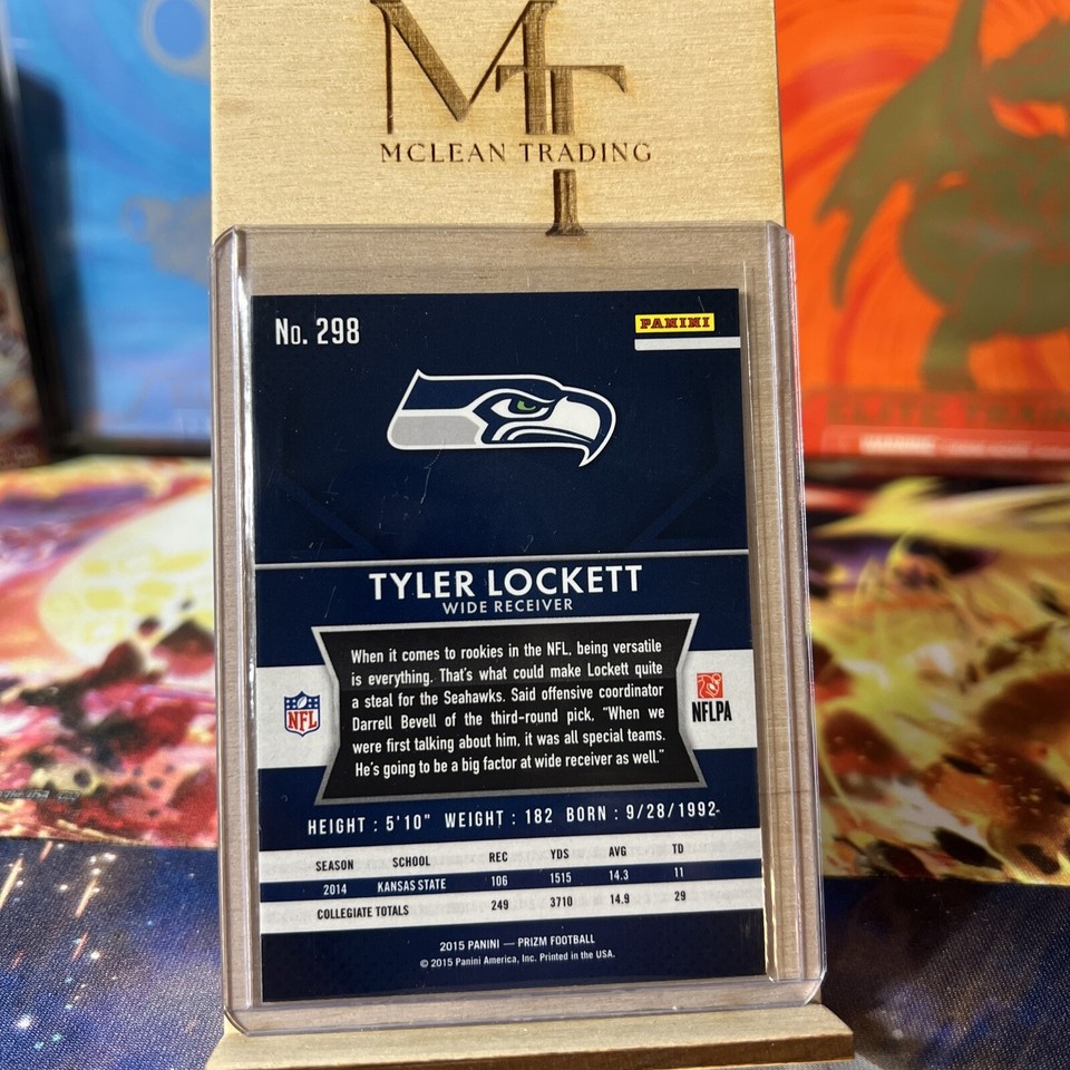 2015 Panini Prizm #298 Tyler Lockett Rookie Card RC Seattle Seahawks | eBay