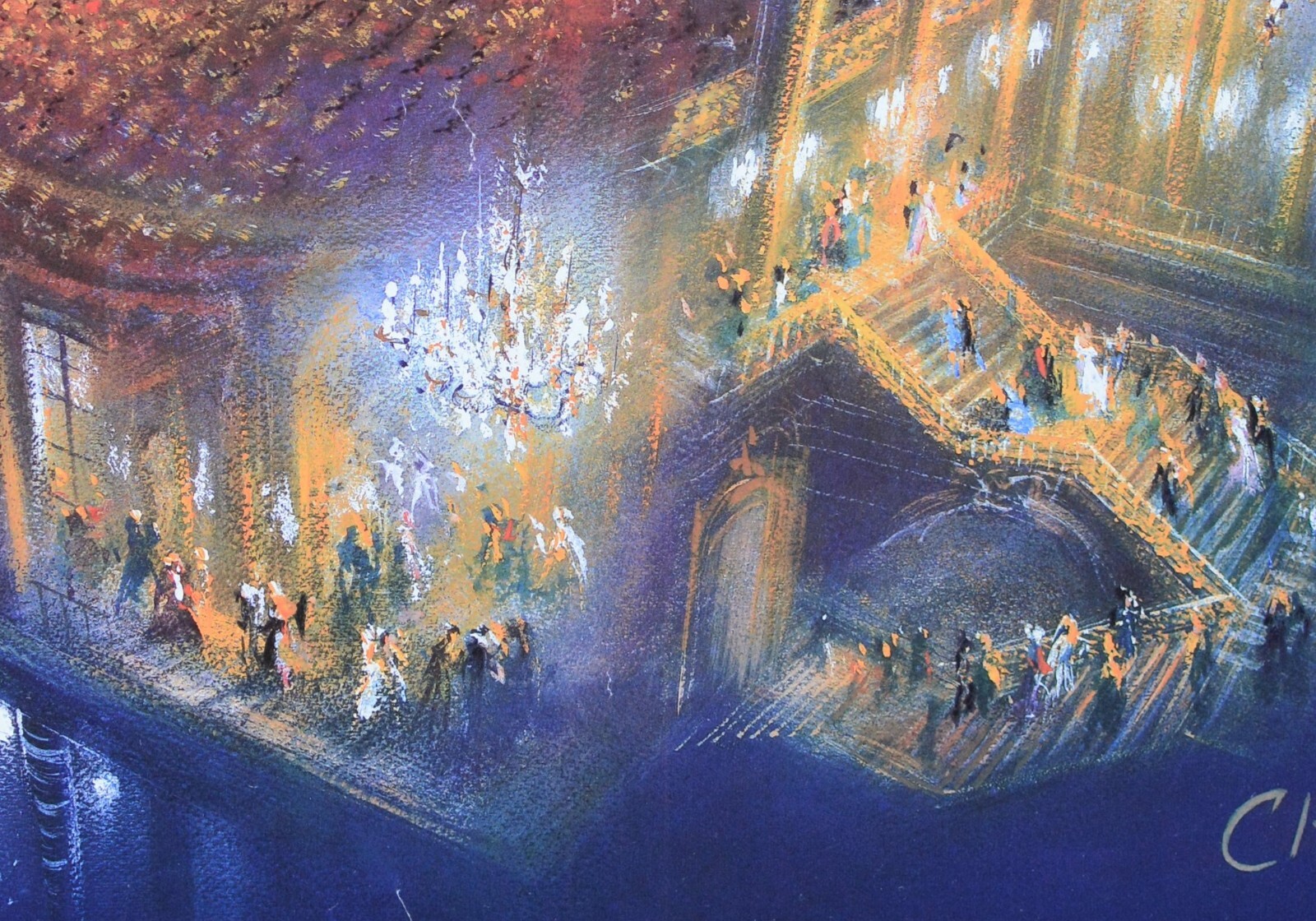 PIERRE CLAYETTE LA COMEDIE FRANCAISE EXHIBITION ART POSTER PRINT PARIS ...