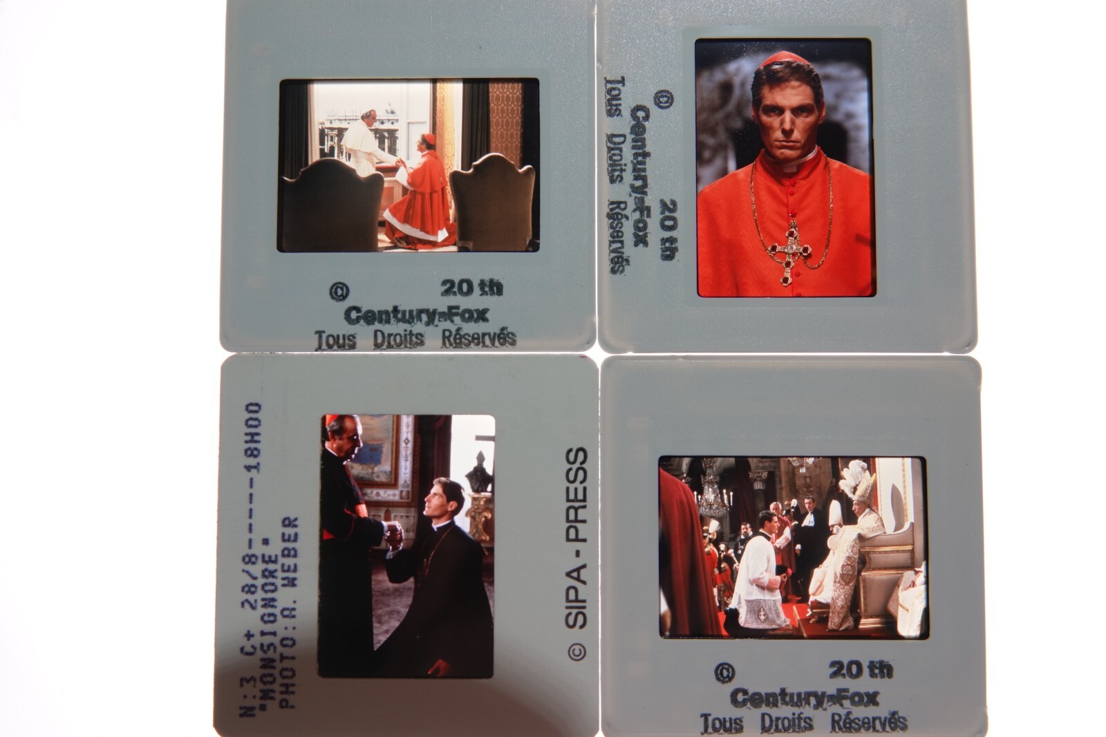 MONSIGNORE Christopher Reeve Geneviève Bujold diapositives slides | eBay
