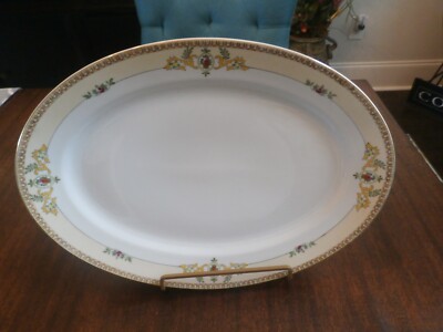 Rare Meito China Hand Painted Toledo Pattern Japan Serving Platter | eBay