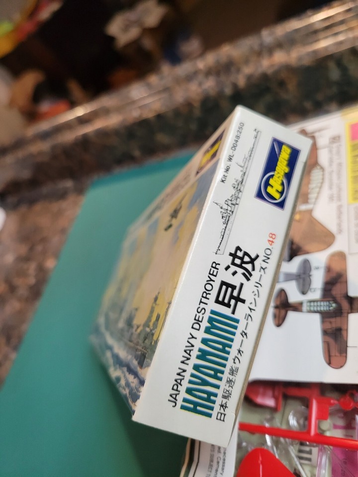 Hasegawa 1/700 Scale Water line Series Hayanami Japan Navy Destroyer ...