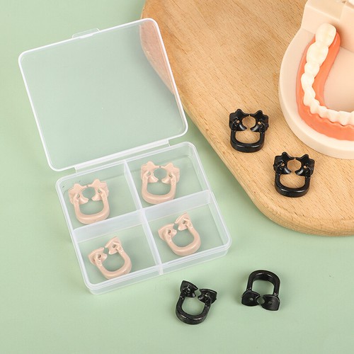 4Pcs Boxed Dental Rubber Dam Fixed Clamps Resin Dental Lab Materials ...