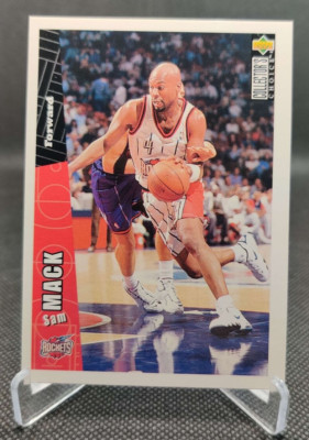 1996-97 Collector's Choice #251 Sam Mack Houston Rockets basketball ...
