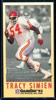1993 Fleer Game Day Tall Tracy Simien # 366 Kansas City Chiefs | eBay
