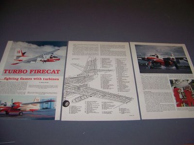 VINTAGE..CONAIR TURBO FIRECAT..HISTORY/SPECS/CUTAWAY/3-VIEWS...RARE ...