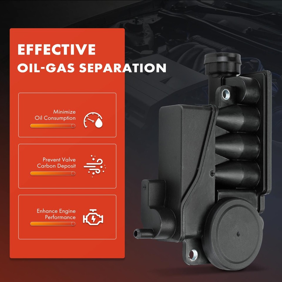 Engine Oil Separator Crankcase Vent Valve for Audi Q7 S6 S8 VW Touareg ...