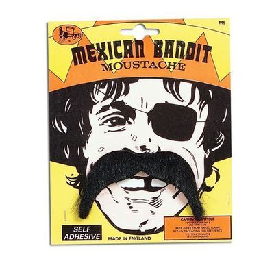 MEXICAN BANDIT MOUSTACHE FANCY DRESS COSTUME ACCESSORY | eBay UK
