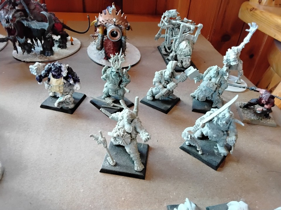 AOS ogre kingdom full painted army set plus more maw tribes Warhammer ...