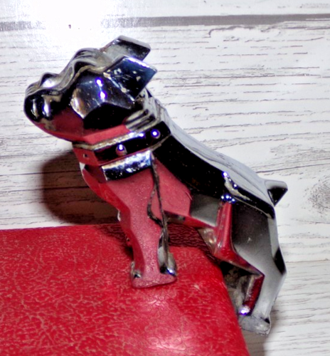 VINTAGE MACK TRUCK BULL DOG ASHTRAY HOOD ORNAMENT Patent 87931 Emblem ...
