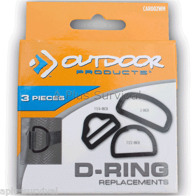 D Ring Replacements Backpacks Luggage 3 Pieces Survival Emergency ...
