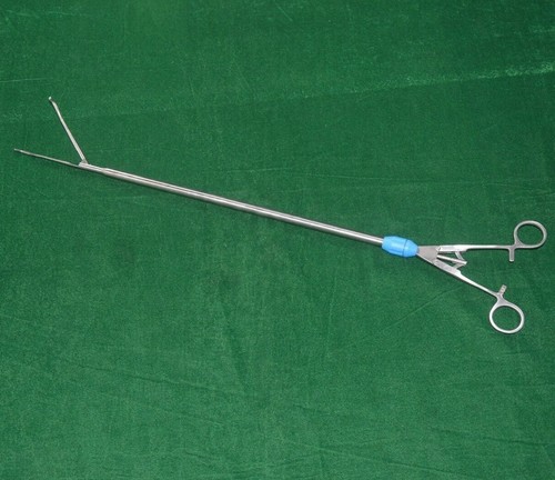 Laparoscopic SS Satinsky Clamp Forceps 10mmx40cm Reusable Surgical ...