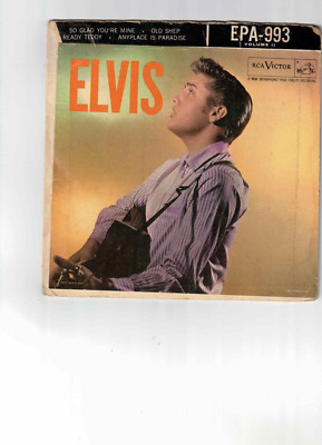 Elvis Presley R&R EP (RCA EPA 993) So Glad You're Mine/Old Shep/Ready ...