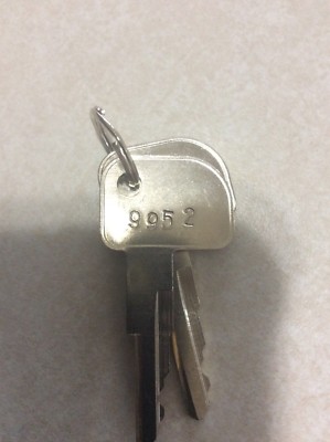 IBM CASH DRAWER KEY'S #9952 SET OF 2 KEYS. AFTERMARKET KEY'S SAME AS ...