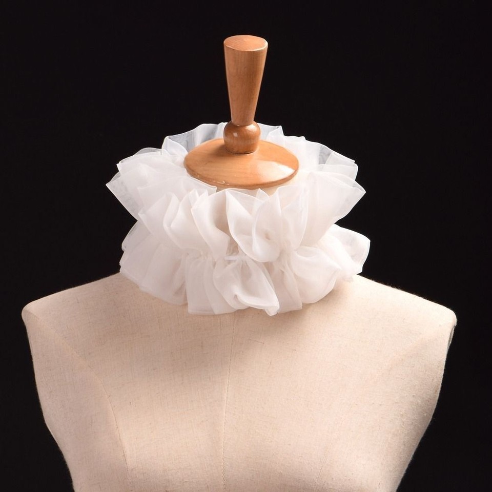 Renaissance Ruff Collar Victorian Neck Ruff Elizabethan Fancy Dress ...