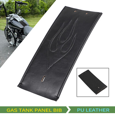Black Flame Gas Fuel Tank Panel Bib For Harley Dyna Wide Glide FXDWG ...