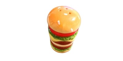 Summertime Grilling Double Cheeseburger Ceramic Salt Shaker | eBay