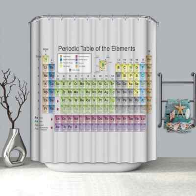Chemistry Class 3D Shower Curtain Polyester Bathroom Decor Waterproof ...
