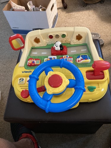 TODDLER TOYS: VTech Turn and Learn Driver, Electronic Learning Driving ...