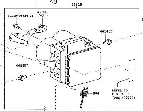 OEM TOYOTA PRIUS BRAKE ACTUATOR FITS PRIUS 2004-2006 | eBay