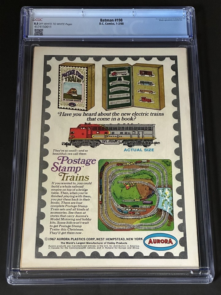 Batman #198 DC Comics 1968 CGC 8.5 | eBay