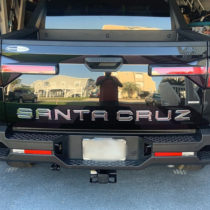 ABS Decoration For Santa Cruz 22+ Rear Trunk Badge Tailgate Raised ...