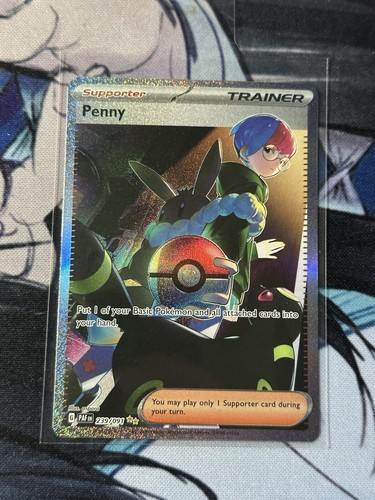 Holo Penny 239/091 Special Illustration Rare Paldean Fates Pokemon TCG ...