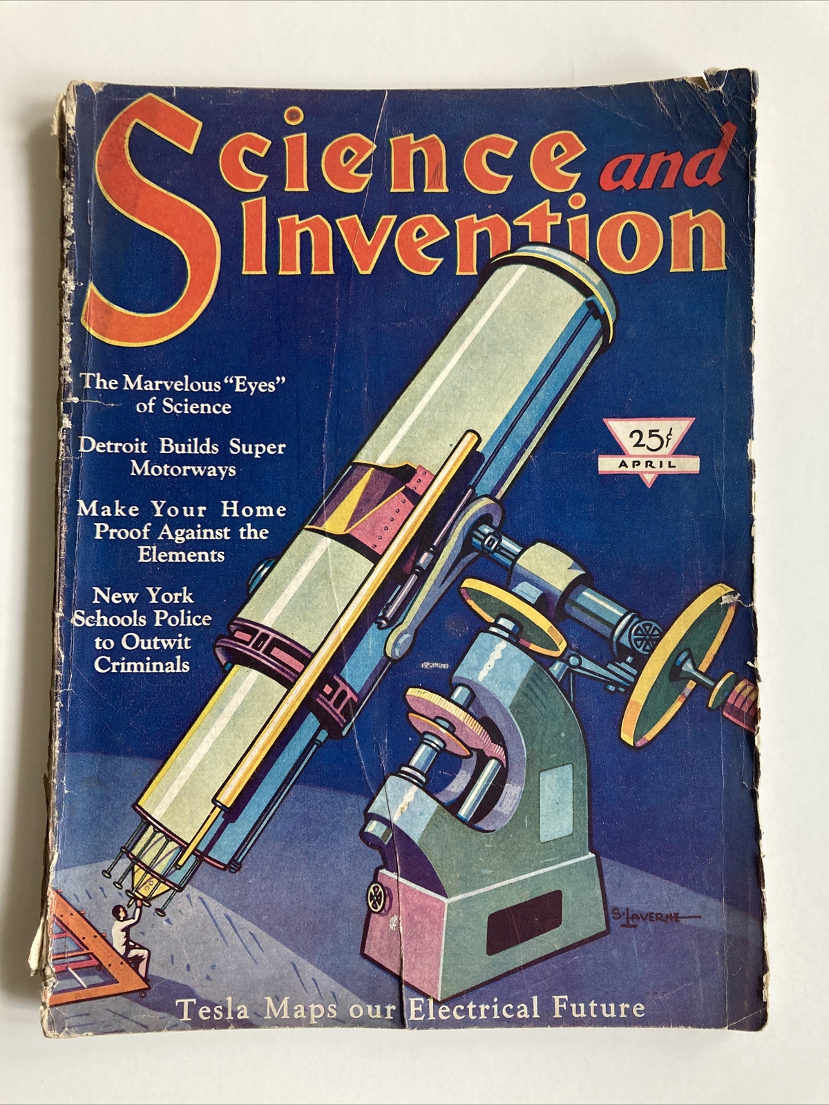 Science And Invention Magazine April 1930 “Tesla Maps Our Future” Hans ...