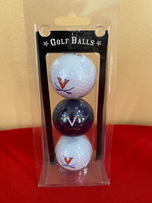 Team Golf Virginia Cavaliers Regulation Golf Balls 3-Pack | eBay
