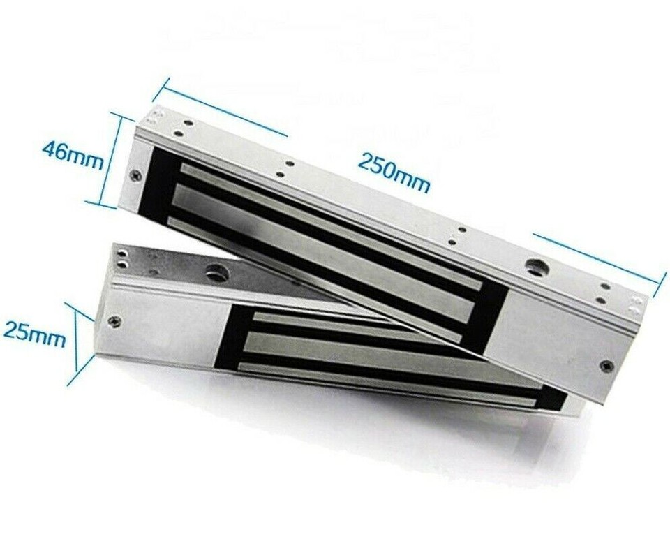 Electric Magnetic Lock 600LB Door Access Control System Kit W/ 4 Remote ...