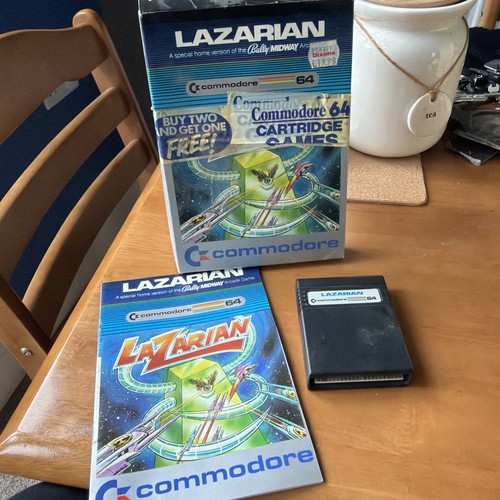 Lazarian Commodore 64 with Manual Cartridge Game | eBay UK