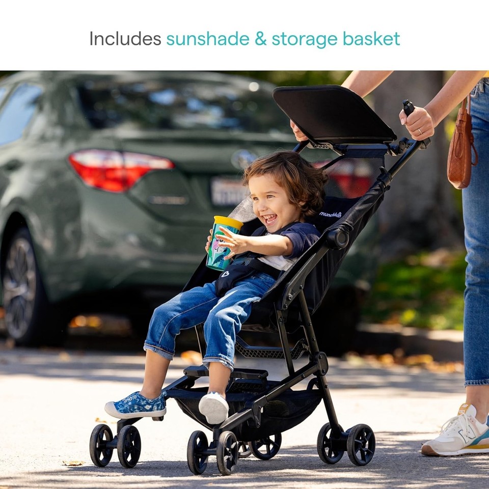 Munchkin Sparrow Travel Stroller for Babies and Toddlers, Compact ...