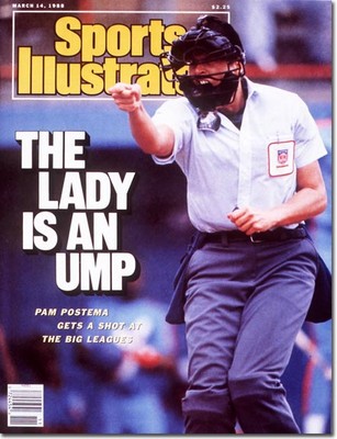 March 14, 1988 Pam Postema Baseball SPORTS ILLUSTRATED NO LABEL ...
