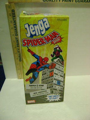 Jenga SPIDER-MAN Collector's Edition MARVEL Game and 4 MUGS (SEE ...