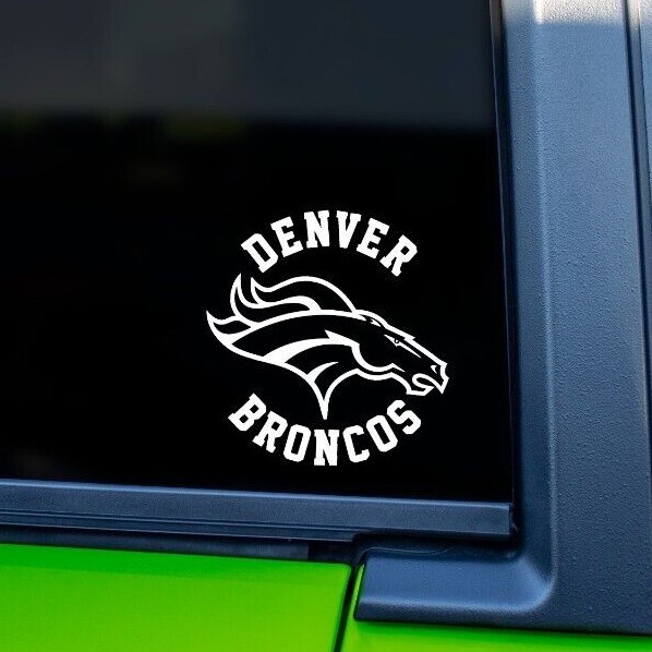 Denver Broncos Logo Vinyl Decal NFL Sticker for Car, Window, Laptop ...