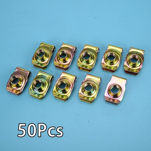 50pcs Motorcycle M8 Spire Speed Clip Lug Chimney U Nut Fixing Panel ...
